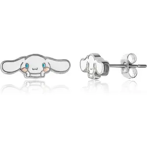 HELLO KITTY Flash-plated Cinnamoroll Stud Earrings - Silver