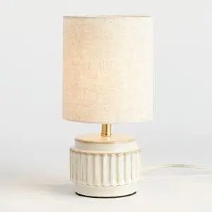 NAPA HOME & GARDEN Austin Mini Table Lamp - White