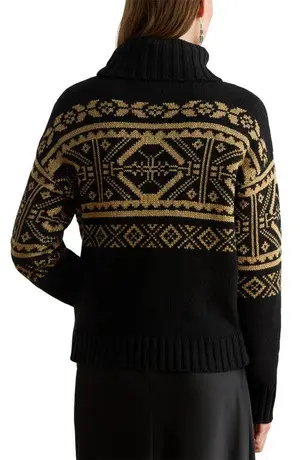 Ralph Lauren Fair Isle Turtleneck Sweater
