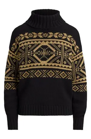Ralph Lauren Fair Isle Turtleneck Sweater