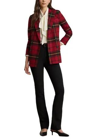 Ralph Lauren Tartan Wool-blend Blazer