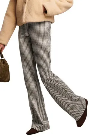 NEXT Houndstooth Bootcut Pants