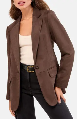 LIPSY Faux Suede Blazer
