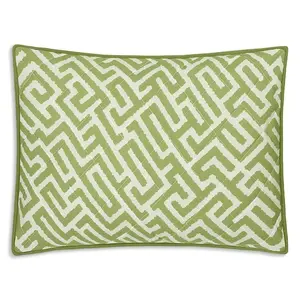 MATOUK Gabriel Quilted Boudoir Sham - Grass