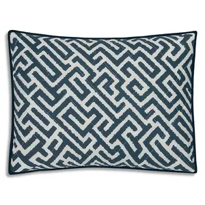 MATOUK Gabriel Quilted Boudoir Sham - Indigo