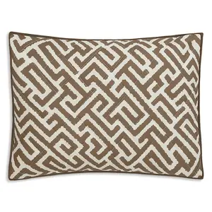 MATOUK Gabriel Quilted Boudoir Sham - Mocha