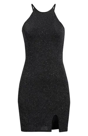 JUMP APPAREL Glitter Body-con Mini Dress