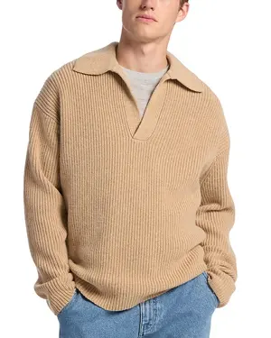Michael Kors Johnny Collar Textured Sweater