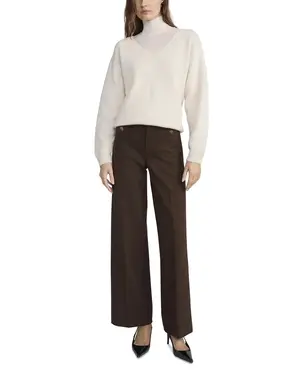 FRAME The Slim Palazzo Pants - Americano