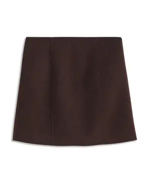 ALEX MILL Naomi Mini Skirt - Chocolate