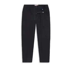 Orlebar Brown Alex Relaxed Fit Linen Pants - Night Iris