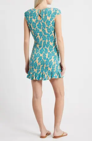 BILLABONG Bright Side Smocked Minidress