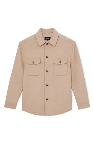 REISS Liam Brushed Button-up Shirt