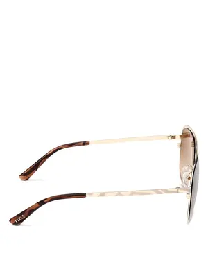 Emilio Pucci Pilot Sunglasses, 58mm
