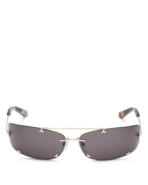 Emilio Pucci Shield Sunglasses, 72mm