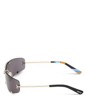 Emilio Pucci Shield Sunglasses, 72mm