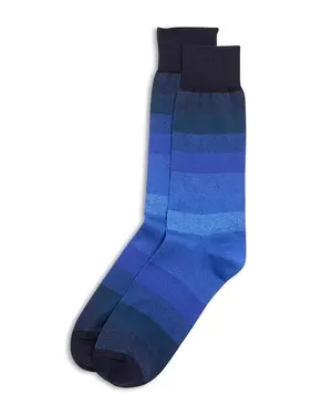 Paul Smith Stripe Crew Socks - Navy