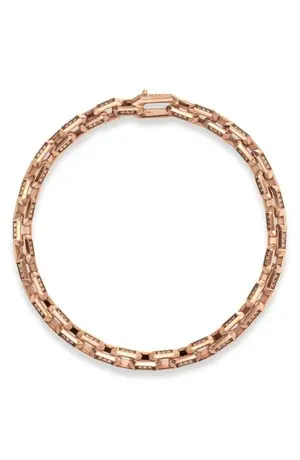 David Yurman Streamline Link Bracelet - Cognac Diamond