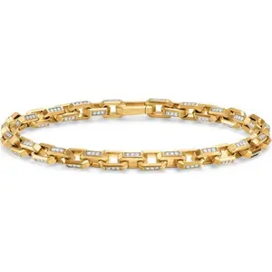 David Yurman Streamline Link Bracelet Gold/diamond