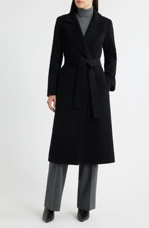 Fleurette Shane Wool Wrap Coat