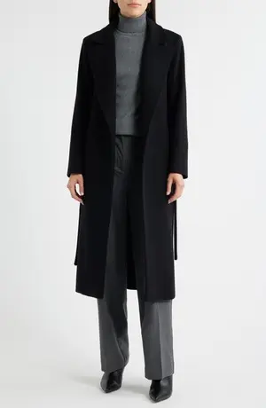 Fleurette Shane Wool Wrap Coat