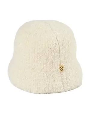 Sandro Wool And Cashmere Bucket Hat - Ecru