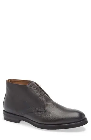 Nordstrom Italian Collection Saluzzo Chukka Boot - Dark Brown Leather
