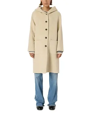 Gerard Darel Malou Button-front Coat