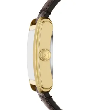Fossil Carraway Automatic Croc-embossed Leather Watch