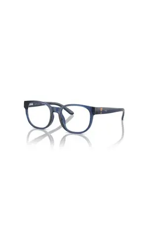 Polo Ralph Lauren 45mm Round Optical Glasses - Blue