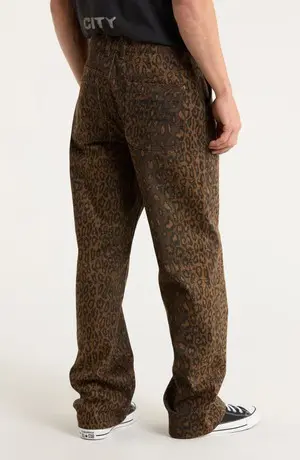 HONOR THE GIFT Printed Straight-leg Pants