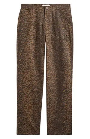 HONOR THE GIFT Printed Straight-leg Pants