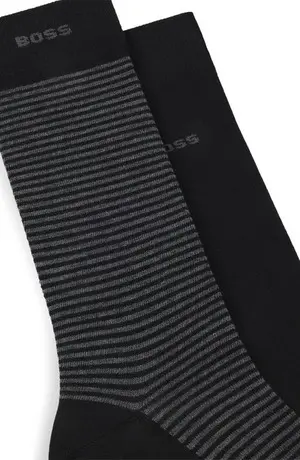 BOSS Assorted 2-pack Dress Socks - Black