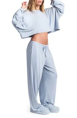 SKIMS Crop Top & Pants Pajamas