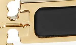 Tory Burch Icon Enamel Bracelet - Tory Gold/black
