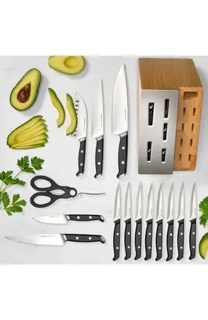 CALPHALON Premier Sharpin Edgetech™ 15-piece Knife Block Set