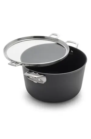 CALPHALON Premier Space Saving Hard Anodized Nonstick 12-quart Stockpot With Lid - Black