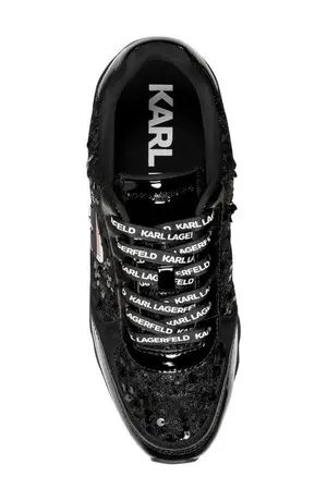 Karl Lagerfeld Paris Platform Sneakers - Black