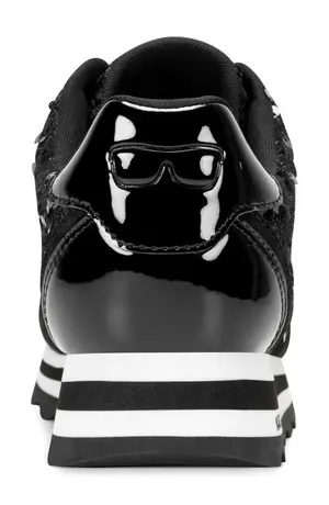 Karl Lagerfeld Paris Platform Sneakers - Black