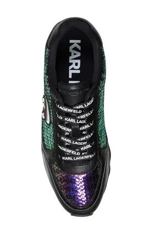 Karl Lagerfeld Paris Platform Sneakers - Multi/black