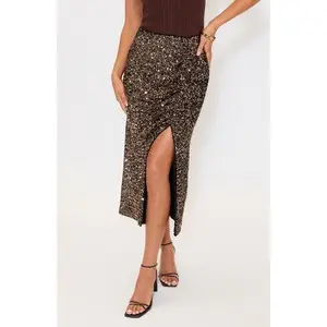 VICI Sequin Midi Skirt