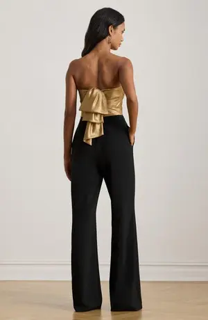 Ralph Lauren Strapless Double Crepe Top