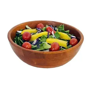 FRIELING Rubberwood Conical Bowl