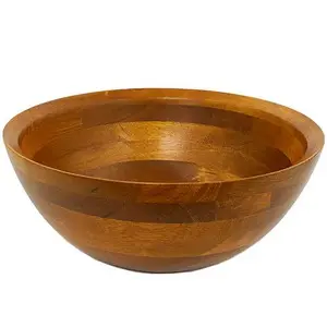 FRIELING Rubberwood Conical Bowl