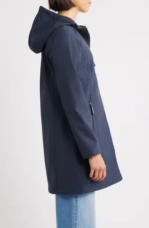 ILSE JACOBSEN Daybreak Water Repellent Coat - Dark Indigo