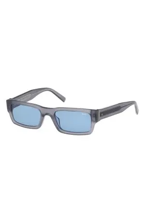 Abercrombie 54mm Rectangular Sunglasses - Grey/other/blue