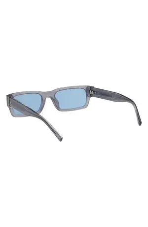 Abercrombie 54mm Rectangular Sunglasses - Grey/other/blue