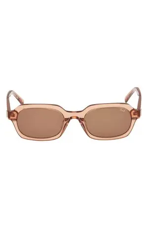 Abercrombie 50mm Oval Sunglasses - Pink/other/brown