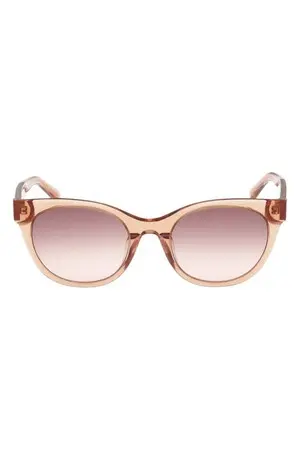 Abercrombie 52mm Gradient Cat Eye Sunglasses - Pink/other/violet