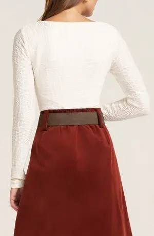 Matty M. Rowan Knit Top - Ivory